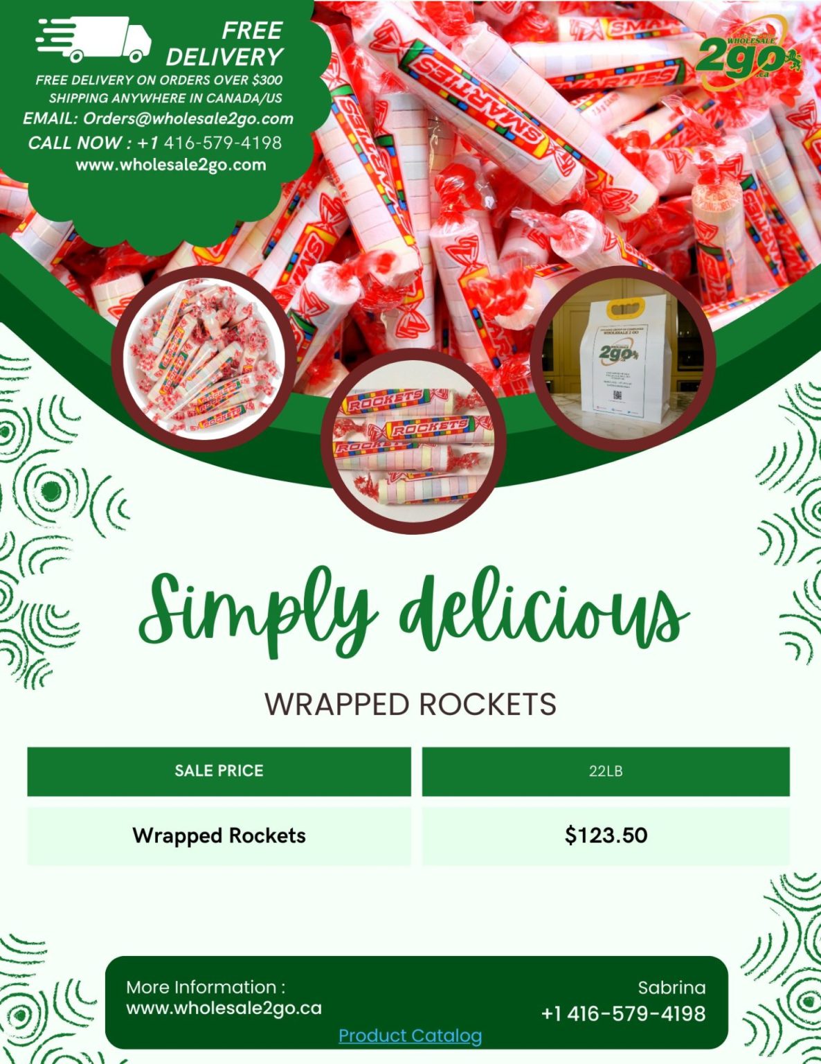 Rocket Rolls :Flavors and Background